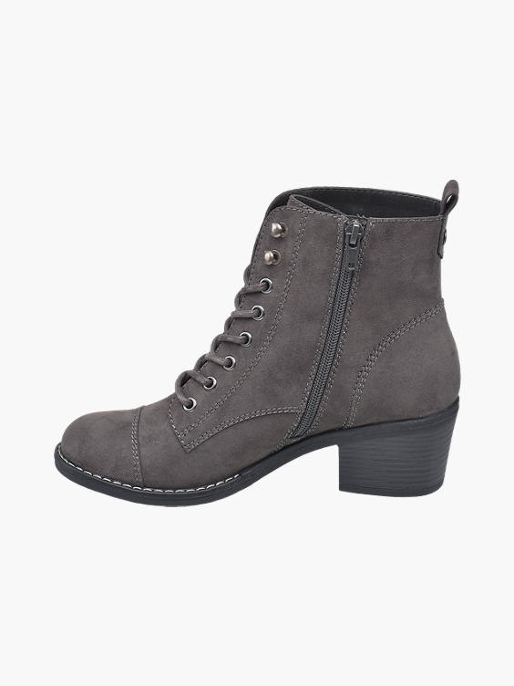 (Graceland) Schnürstiefelette in grau | DEICHMANN