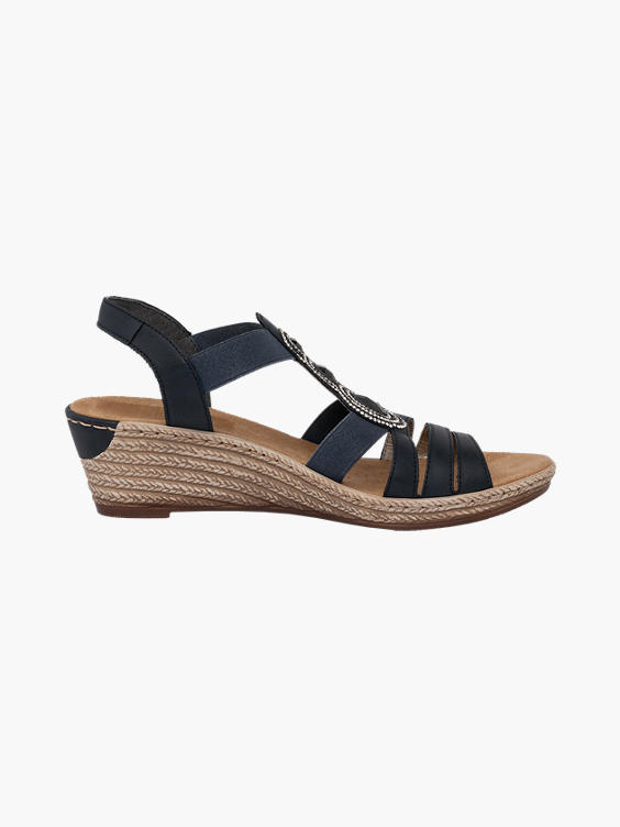 (Rieker) Ladies Rieker comfort sandal in Black | DEICHMANN
