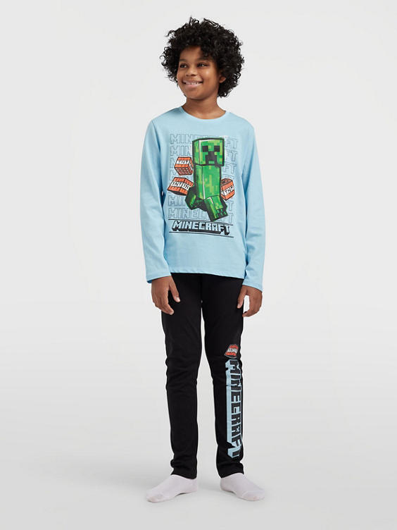 (Minecraft) Pyjama Set in blau | DEICHMANN