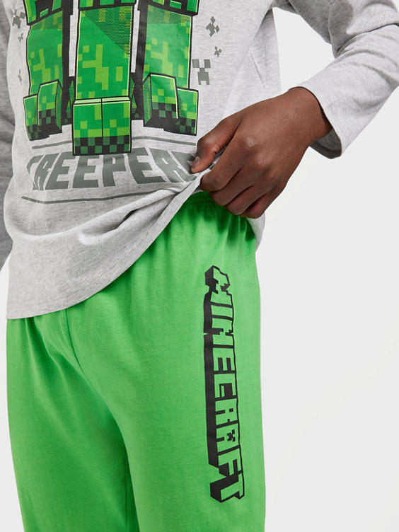 (Minecraft) Pyjama Set in grau | DEICHMANN