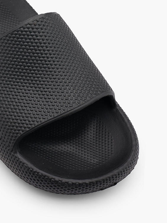 (Blue Fin) Ladies Black EVA Slides in Black | DEICHMANN