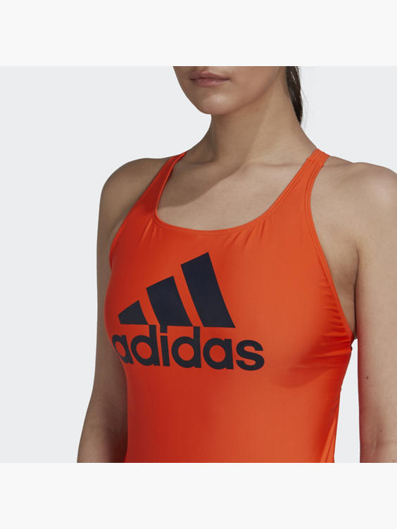 (adidas) SH3.RO Big Logo Badeanzug in orange | DEICHMANN