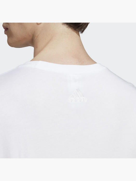(adidas) Essentials Single Jersey Linear Embroidered Logo T-Shirt in ...